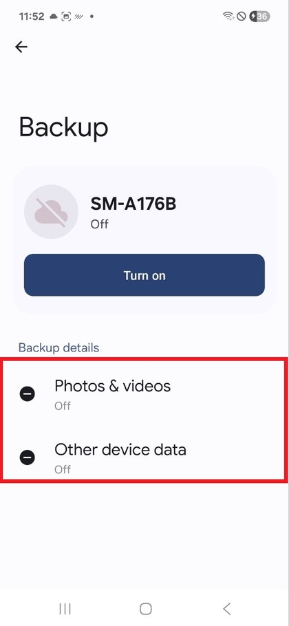 How to Back Up Your Samsung Galaxy A17 5G | ManualsLib