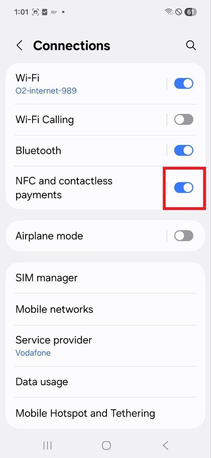 How to Turn On or Off NFC on Samsung Galaxy A17 5G | ManualsLib