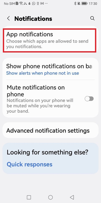 How to Enable Android Phone Notifications on Samsung Galaxy Fit 3 ...