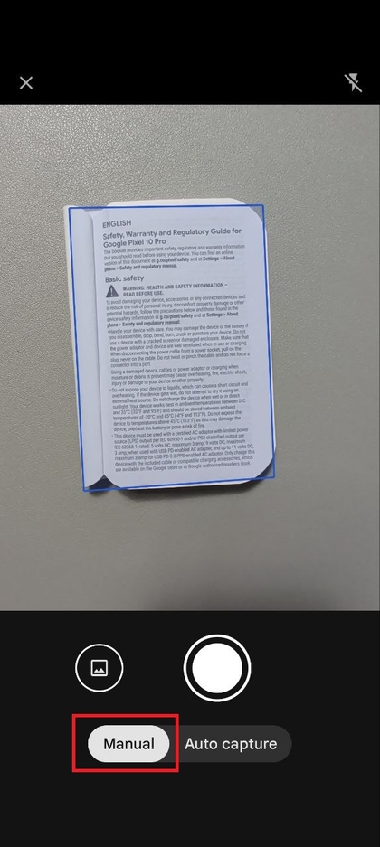 How to Scan Documents on Google Pixel 10/10 Pro | ManualsLib