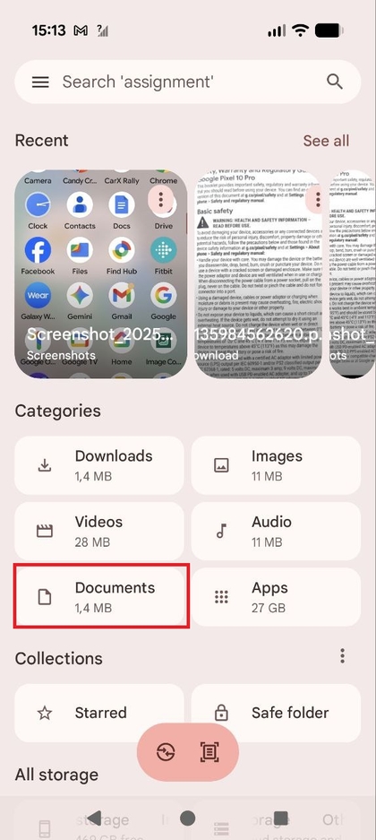 How to Scan Documents on Google Pixel 10/10 Pro | ManualsLib