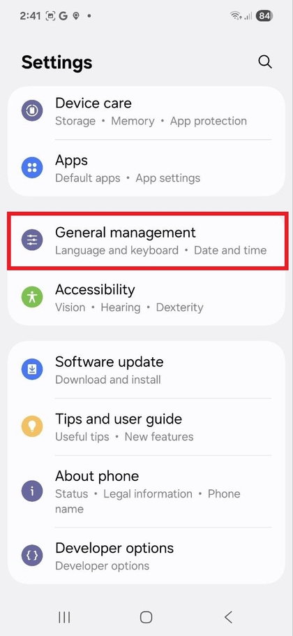 How to Reset Network Settings on Samsung Galaxy A56 | ManualsLib