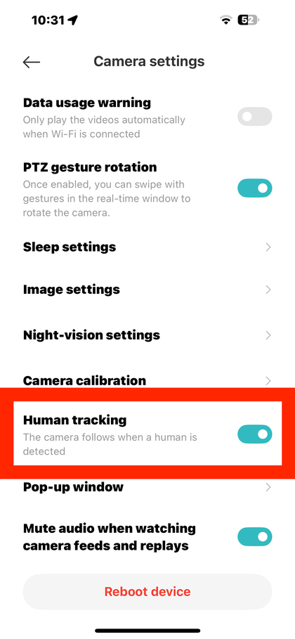 How to Enable & Disable Human Tracking on Xiaomi Smart Camera C200 ...