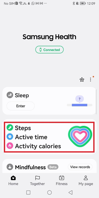 Samsung Galaxy Fit 3: Tracking Your Steps | ManualsLib