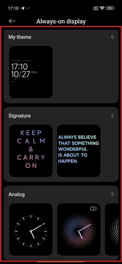 How to Enable or Disable Always-On Display on POCO F7 | ManualsLib