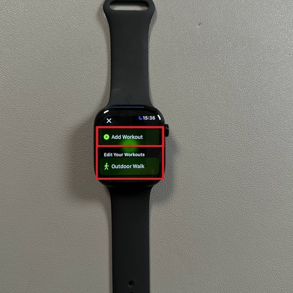 Apple Watch 11 - Start, Stop, and Customize a Workout | ManualsLib
