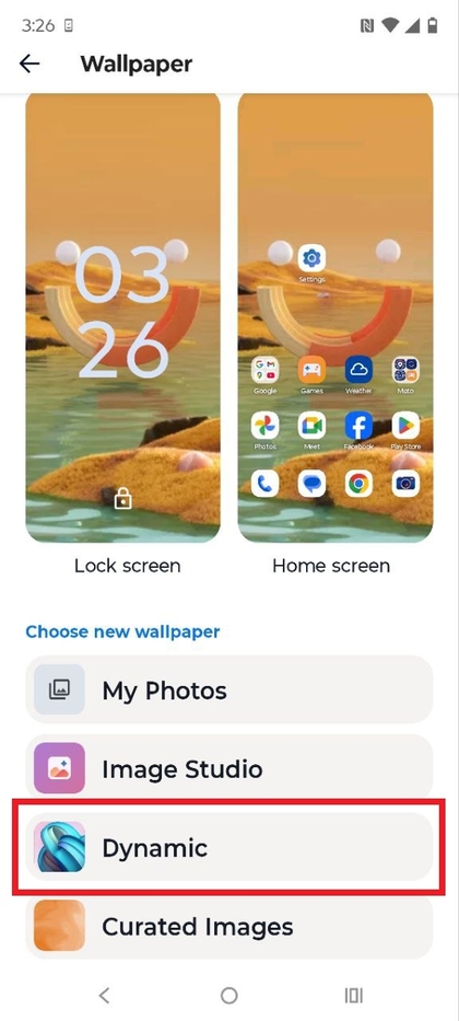 Motorola Edge 60 Fusion: How to Change Wallpapers | ManualsLib