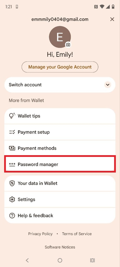 How to Manage Google Wallet on the Motorola EDGE 60 Fusion | ManualsLib