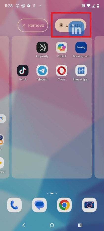 How to Delete Apps on Motorola EDGE 60 Fusion | ManualsLib