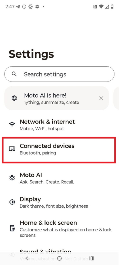 How to Enable or Disable NFC on Motorola EDGE 60 Fusion | ManualsLib