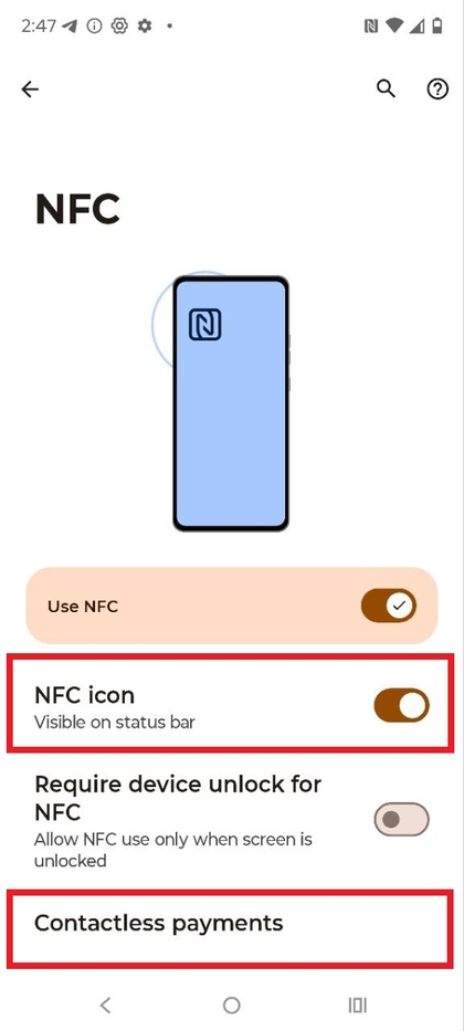 How to Enable or Disable NFC on Motorola EDGE 60 Fusion | ManualsLib
