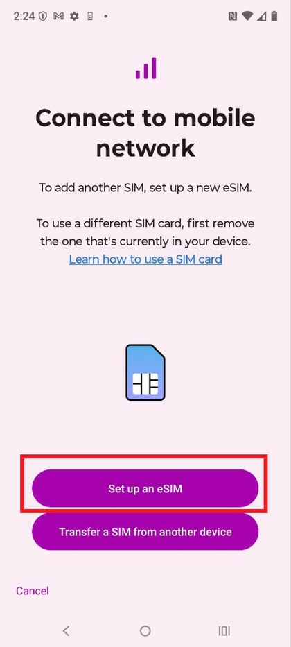 How to Activate eSIM on Motorola EDGE 60 Fusion | ManualsLib