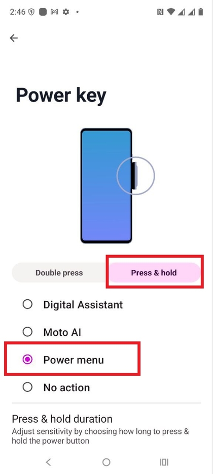 How to Remove Moto AI from the Power Button on Motorola EDGE 60 Fusion ...