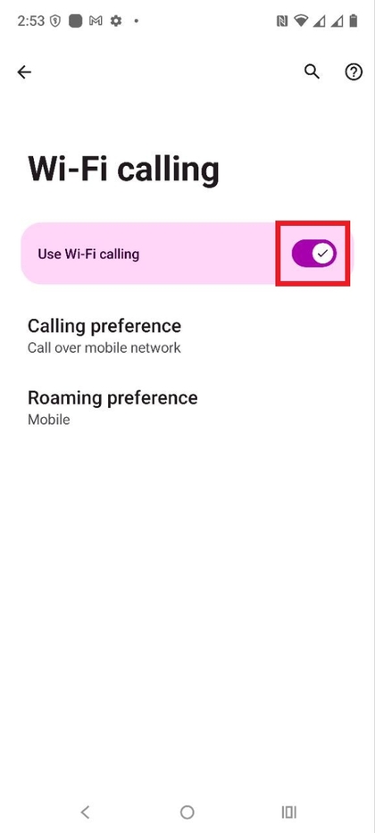 How to Enable or Disable Wi-Fi Calling on Motorola EDGE 60 Fusion ...