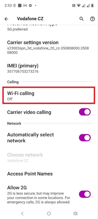 How to Enable or Disable Wi-Fi Calling on Motorola EDGE 60 Fusion ...