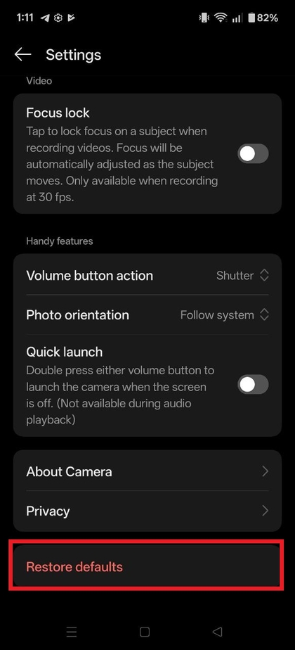 Reset Camera Settings on OnePlus 13R 5G: A Step-by-Step Guide | ManualsLib