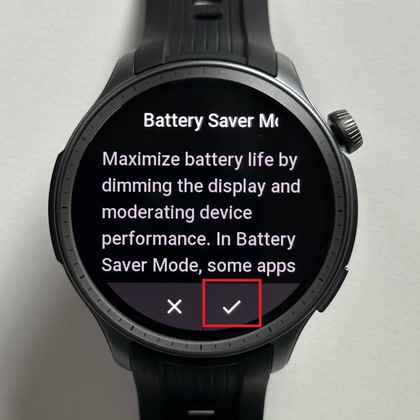 Amazfit Balance: How to Enable or Disable Power Saving Mode | ManualsLib