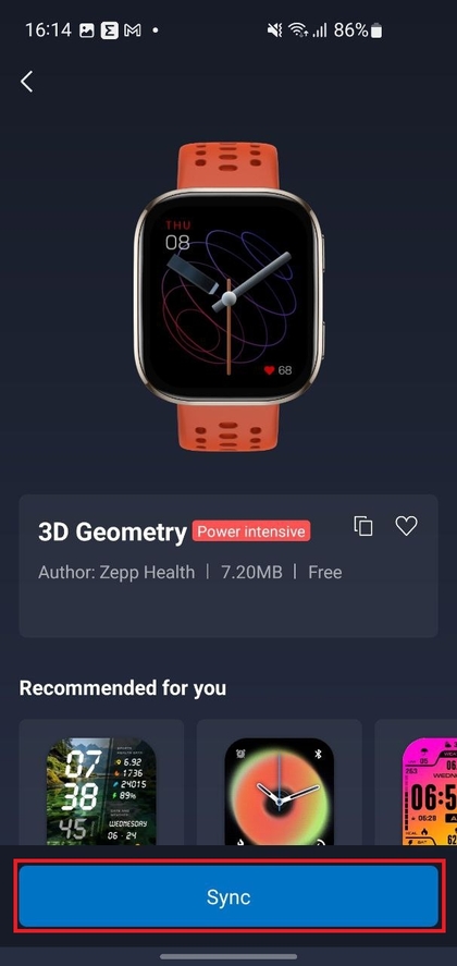 Amazfit Bip 6: Downloading Additional Watch Faces | ManualsLib