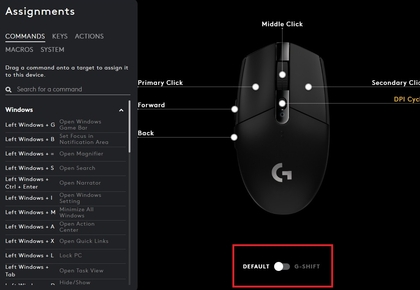How to Enable or Disable G Shift on the Logitech G305 | ManualsLib