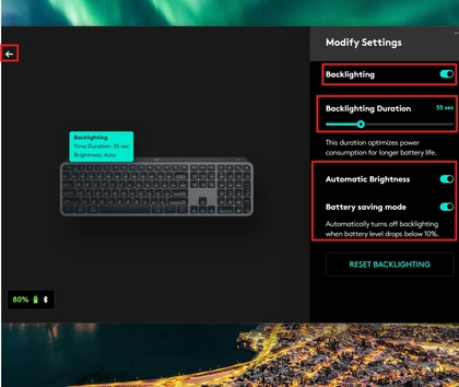 How to Adjust the Backlighting on Logitech MX Keys S | ManualsLib