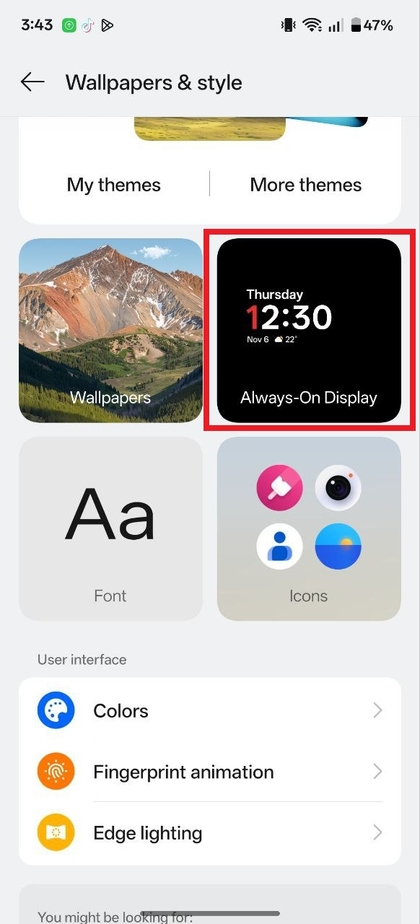 How to Enable or Disable Always-On Display on the OnePlus 13R 5G ...