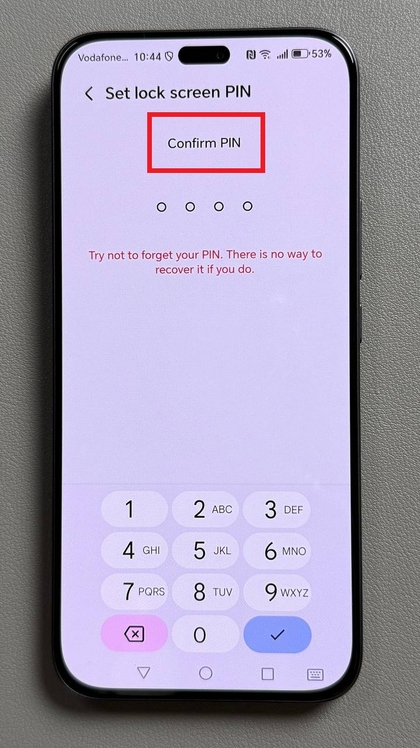 How to Set Up Screen Lock on the HONOR 400 Lite | ManualsLib
