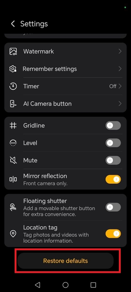 HONOR 400 Lite - How to Reset Camera Settings | ManualsLib