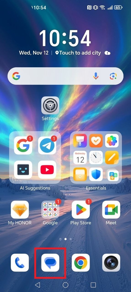 How to Add Audio, Music, or Video Files to a Text Message on the HONOR ...