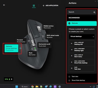 How to Use Gestures with the Logitech MX Master 3S | ManualsLib
