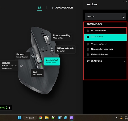 How to Change the Mode for the Horizontal Scroll Button on Logitech MX ...