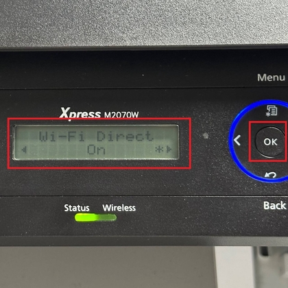 Connecting Samsung Xpress M2070W to an iPhone | ManualsLib