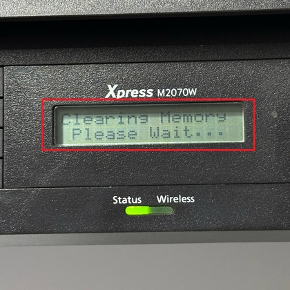 Samsung Xpress M2070W - How to Perform a Factory Reset | ManualsLib