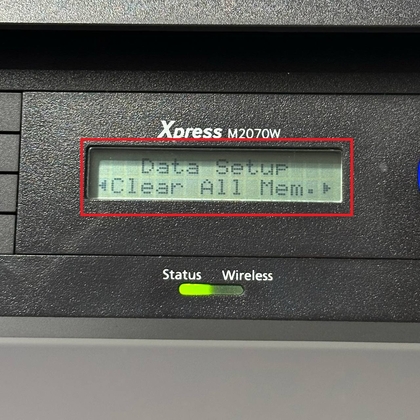Samsung Xpress M2070W - How to Perform a Factory Reset | ManualsLib