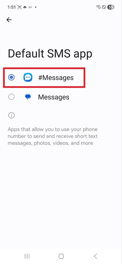 Samsung Galaxy A17 5G - How to Set Google Messages as Default Messaging ...
