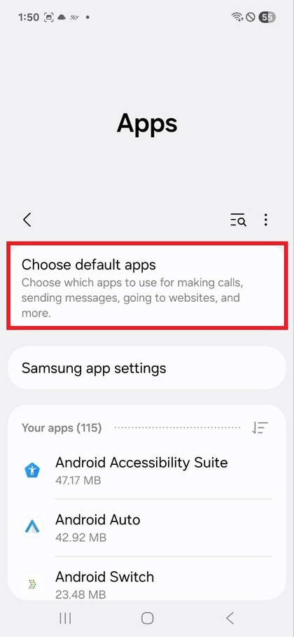 Samsung Galaxy A17 5G - How to Set Google Messages as Default Messaging ...