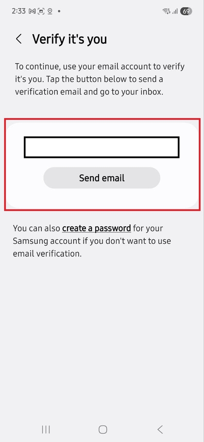 How to Sign In To Your Samsung Account on Samsung Galaxy A56 | ManualsLib