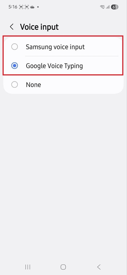 How to Enable and Use Voice Typing on Samsung Galaxy A56 | ManualsLib
