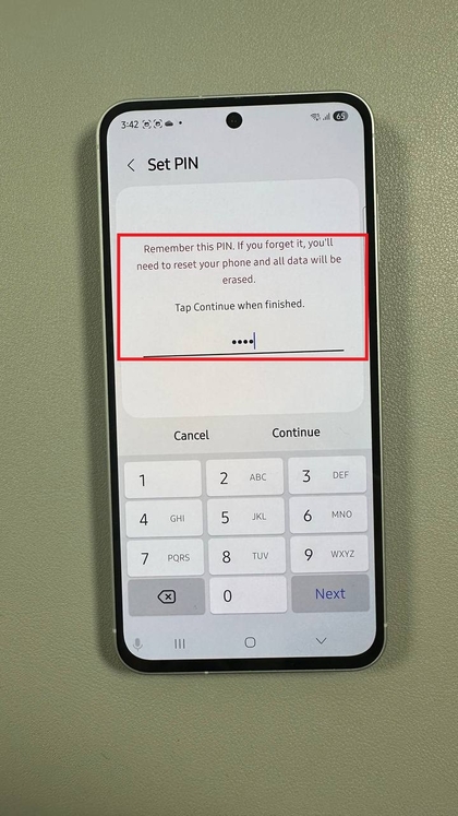 How to Add a Lock Screen Type on Your Samsung Galaxy A56 | ManualsLib