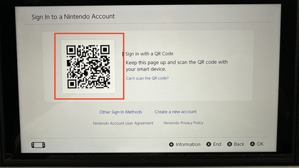 Nintendo Switch 2 - How to Sign into Nintendo using QR Code | ManualsLib
