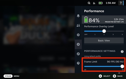 How to Change Frame & Refresh Rate on the Steam Deck OLED | ManualsLib