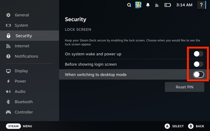 How to Remove the Lock Screen Pin on Your Steam Deck OLED Console ...
