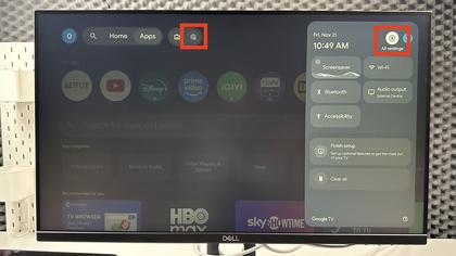 Check Remote Battery Level on Google TV Streamer 4K | ManualsLib