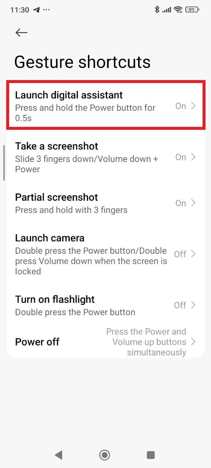 Disabling Google Assistant or Gemini from the Power Button on Xiaomi ...