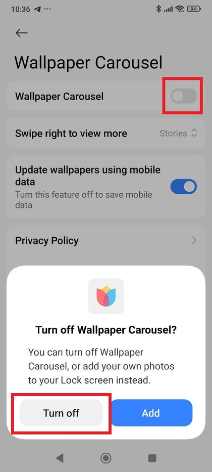 How to Disable Automatic Wallpaper Change on Xiaomi Redmi Note 14 Pro ...