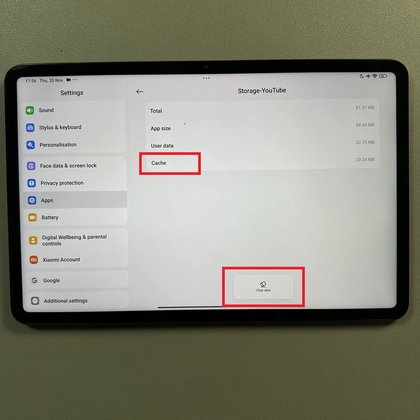 How to Clear App Cache and Data on Xiaomi Pad 6 | ManualsLib
