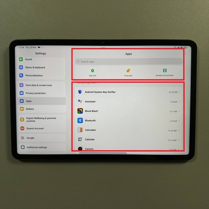 How to Clear App Cache and Data on Xiaomi Pad 6 | ManualsLib