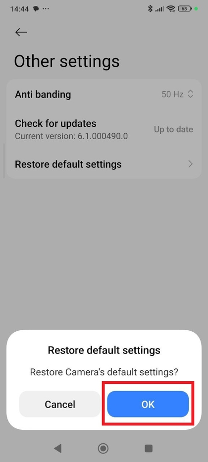 How to Reset Camera Settings on Xiaomi Redmi Note 14 Pro | ManualsLib