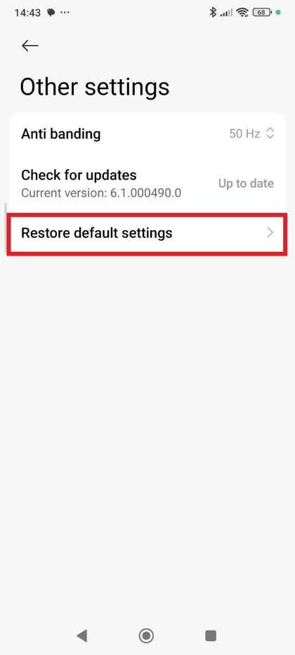 How to Reset Camera Settings on Xiaomi Redmi Note 14 Pro | ManualsLib