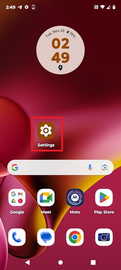 Motorola Moto G54 5G - How to Change Wallpaper | ManualsLib