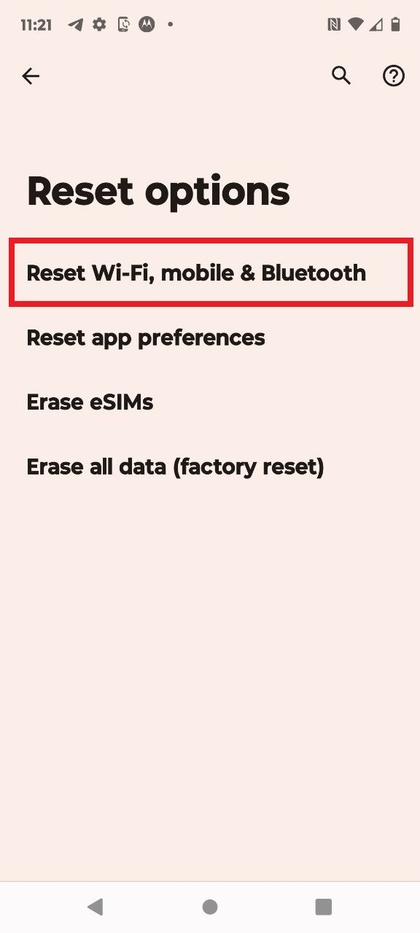 How to Reset Network Settings on Motorola Moto G54 5G | ManualsLib